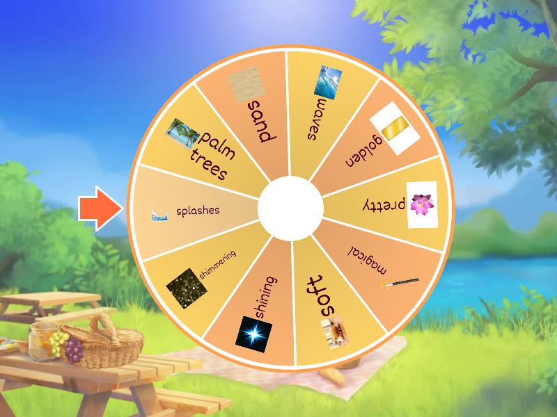 Vocabulary taster lesson - Spin the wheel
