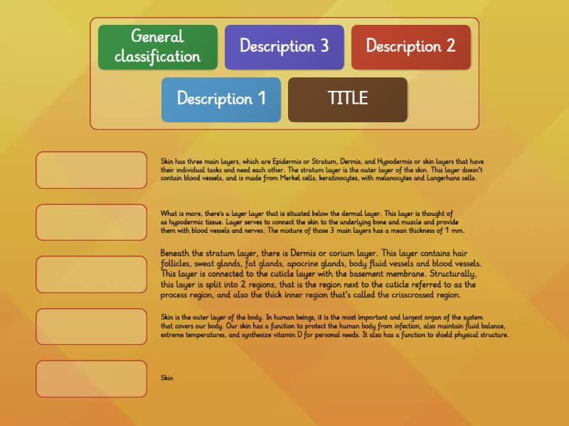 Arranging Report Text - Match up
