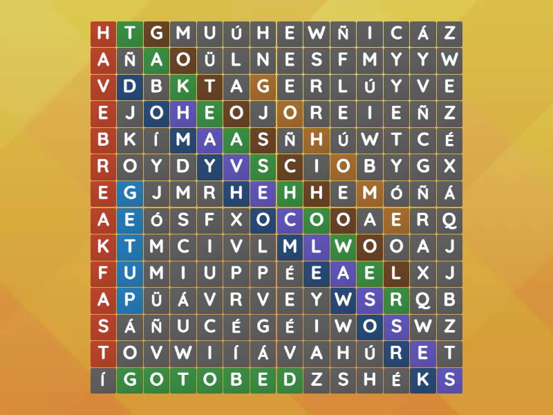 Daily Routine Activities - Wordsearch
