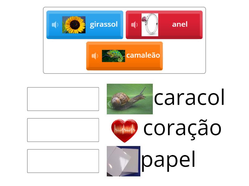 identificar rimas - Match up