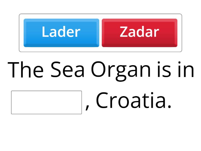 Reading Cloze Exercise - Complete the sentence