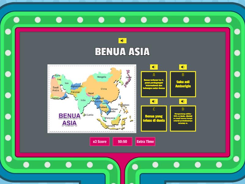 CIRI KHAS 6 BENUA DI DUNIA - Gameshow quiz