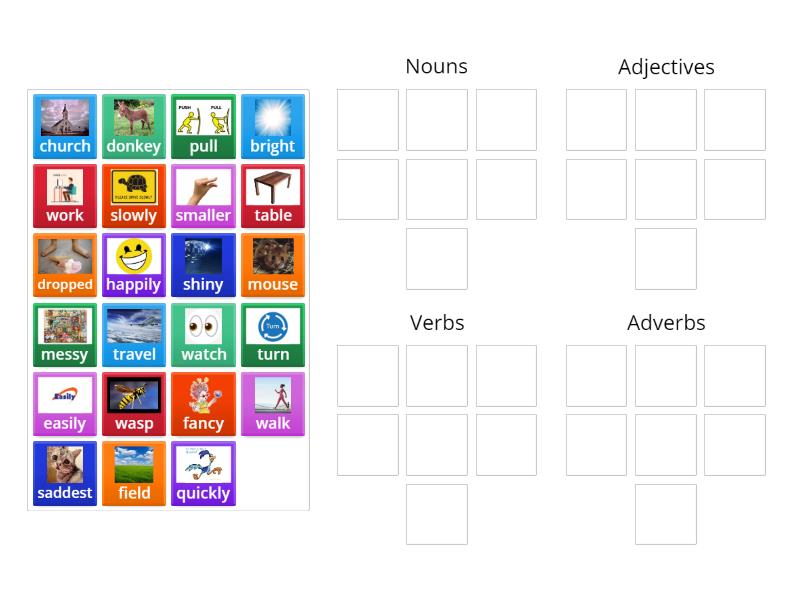 Word Classes Group Sort 5742