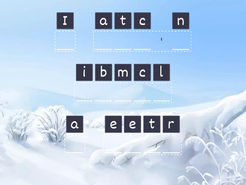 6eme unit 3 - Anagrama