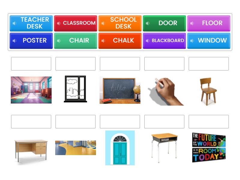 MY CLASSROOM • Match - Match up