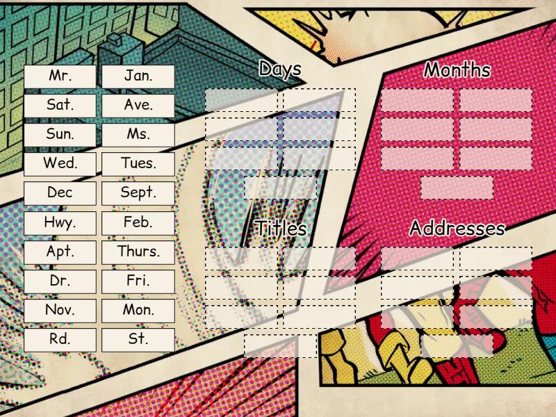 Lesson 29: Abbreviations - Group sort
