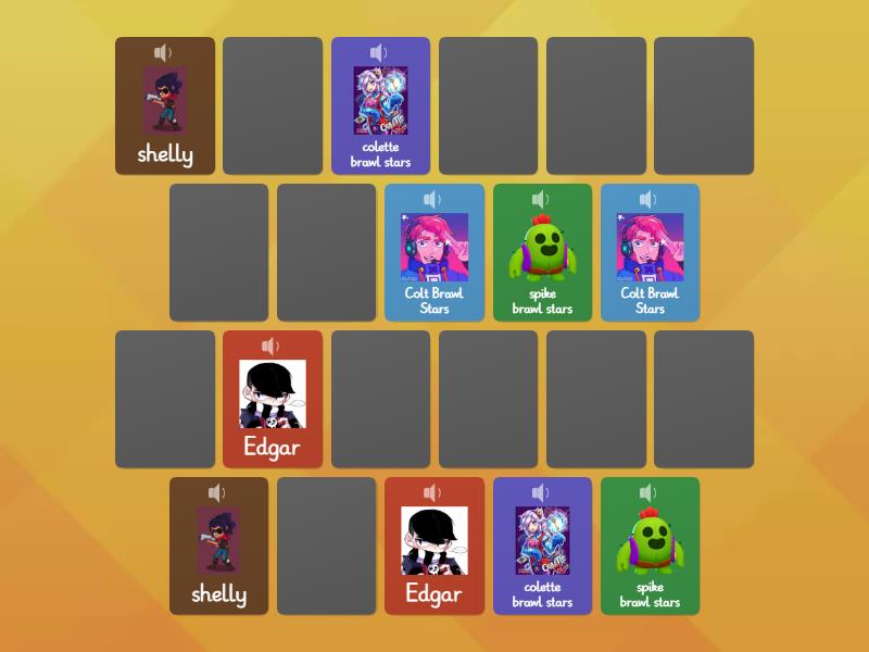jogo da memória de Brawl stars - Combine os pares