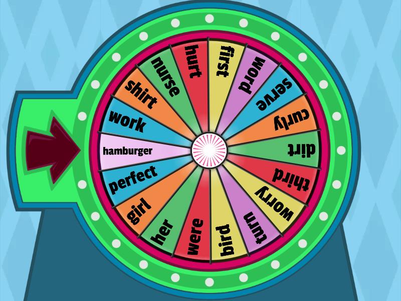 SPELLING UNIT 15 EMIR - Spin the wheel