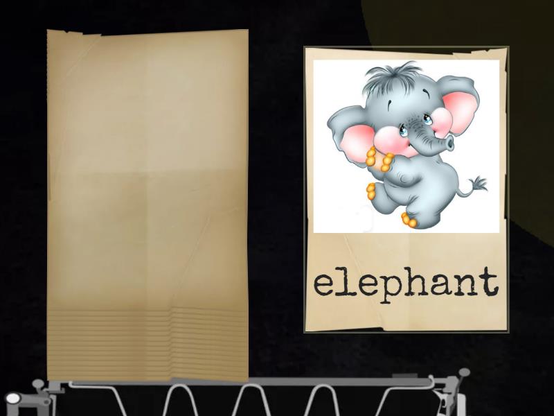 1.OP1 - Ee (elephant, egg, elbow, envelope). Open cards, listen and say ...