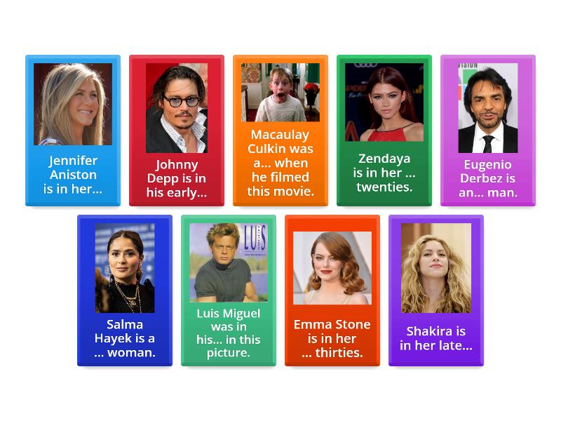 B1.2 Describing age - Flip tiles