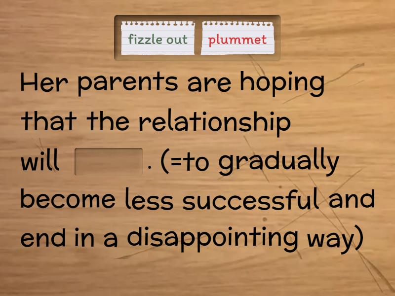 verbs - collocations - Missing word