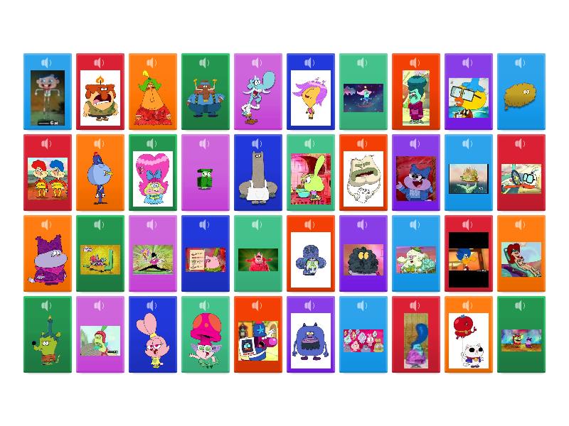 Chowder Characters - Flip tiles