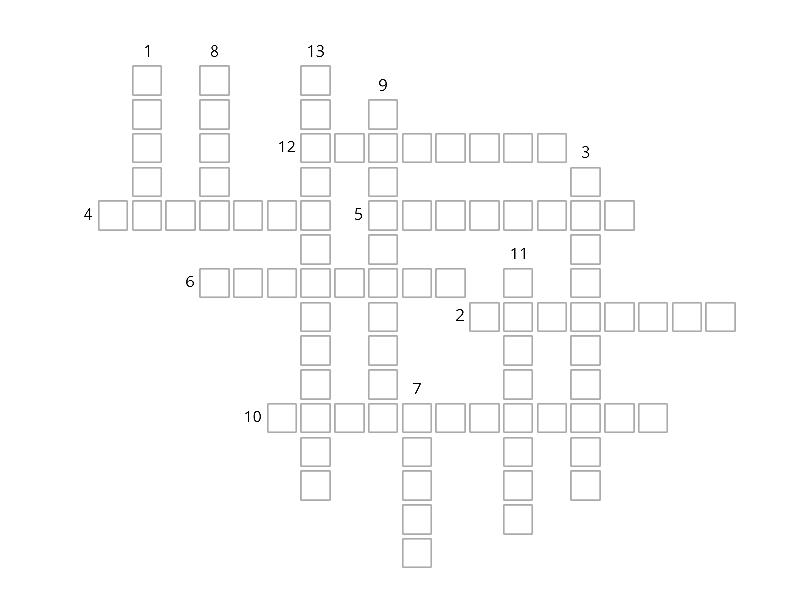 Aram Unit 8 - Crossword