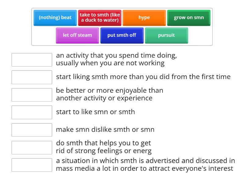 Roadmap B2+ unit 1A - Match up
