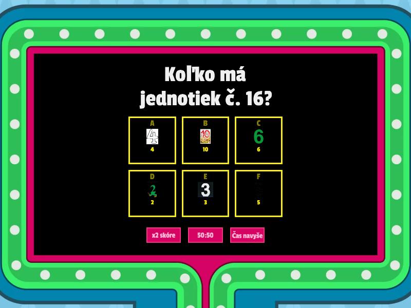MATIKA - Gameshow quiz