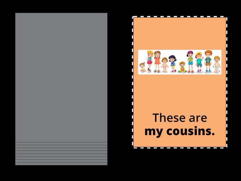 My family - Speaking cards