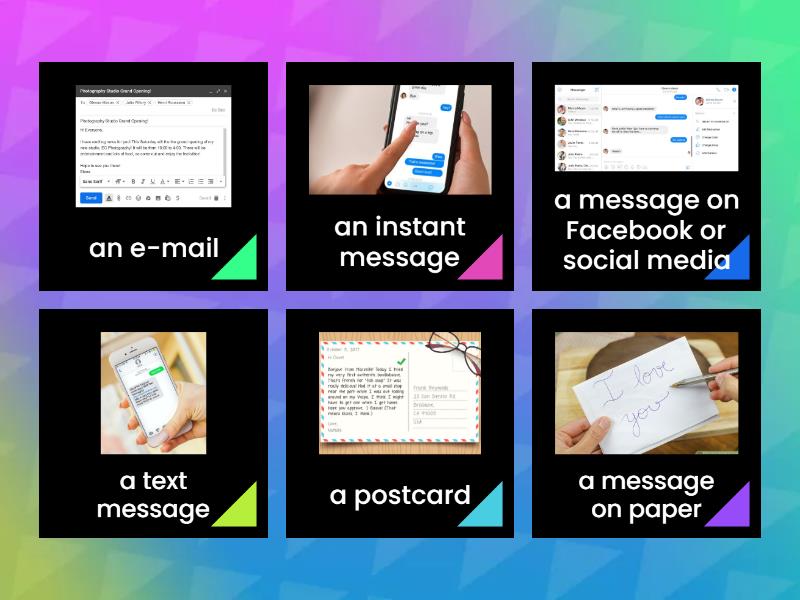Messages - Flip tiles