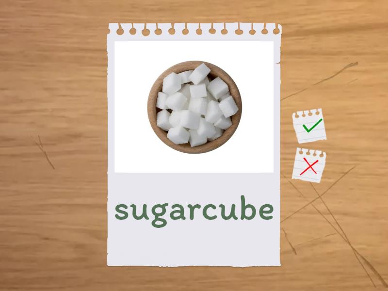 3D shape "cube" - Flash cards