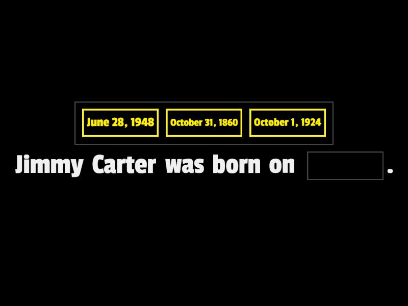 Jimmy Carter & Juliette Gordon Low - Missing word