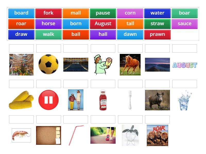 Oxford Phonics 5 - Unit 3 (Pictures) - Match up