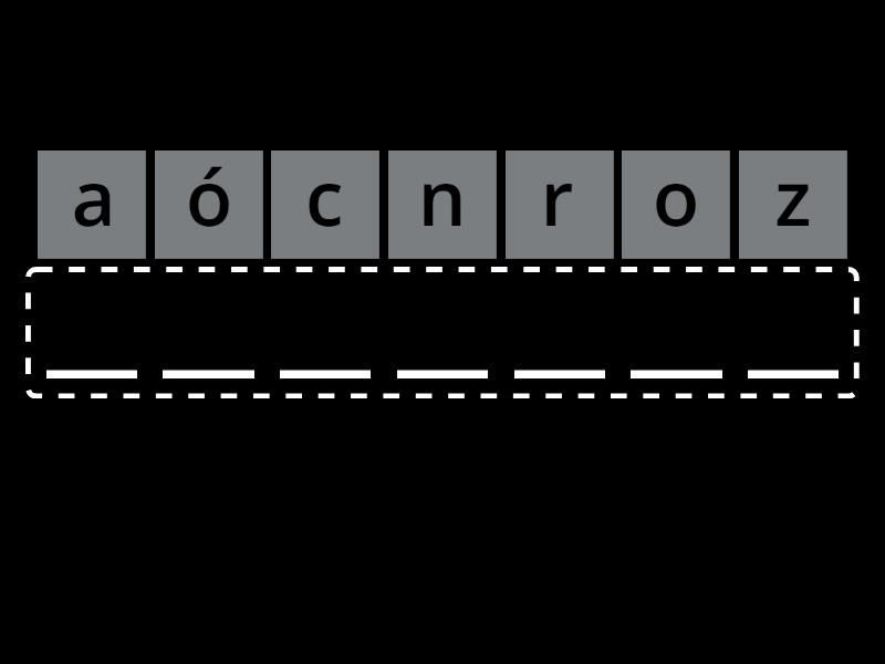 EL CORAZÓN palabras claves - Anagrama