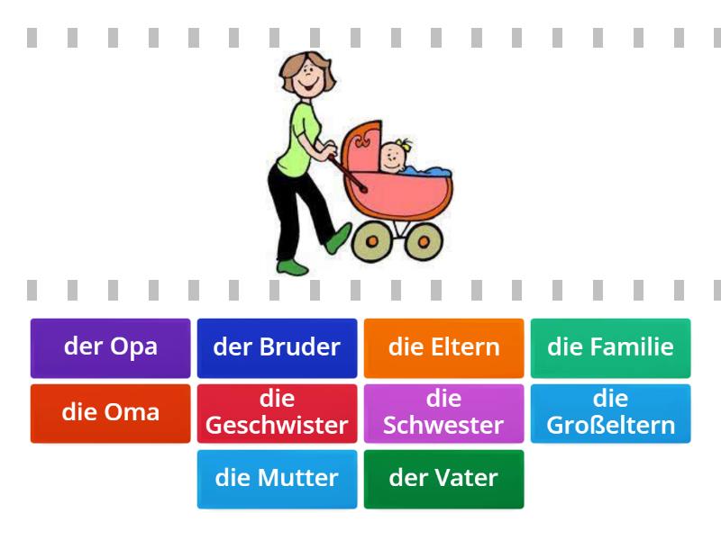 Meine Familie 1. - Find the match