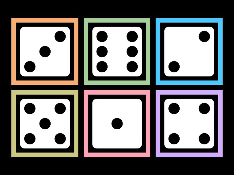 Dice Game | Self Esteem - Flip tiles