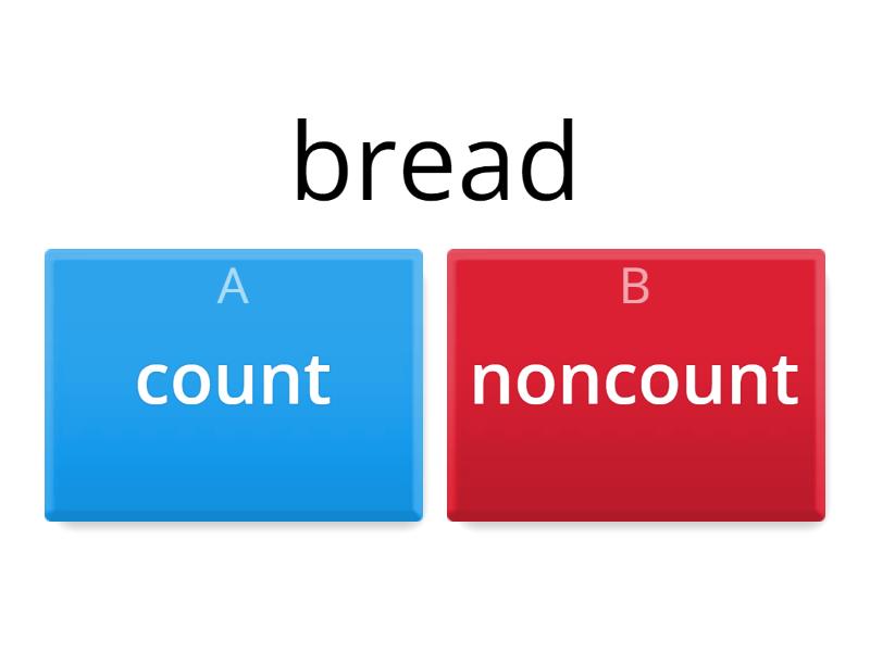 Play Count and Noncount - Quiz
