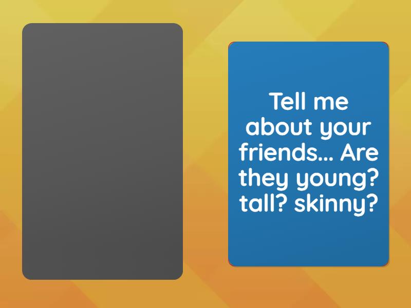 PDU1 SPEAKING WARM UP FAMILY MEMBERS - Speaking cards