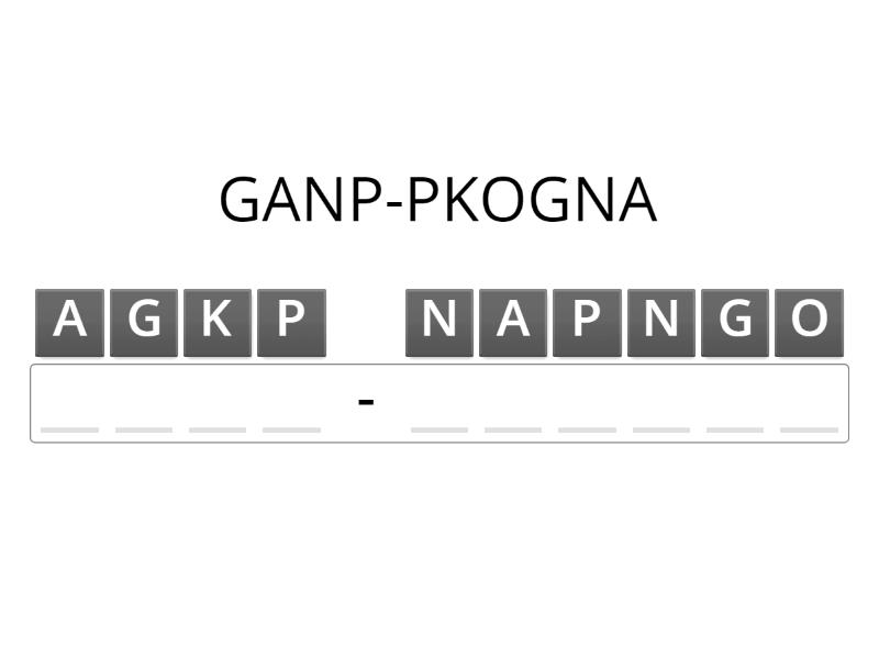 Ang mga Letrang Magulo. Ayusin Mo! - Anagram