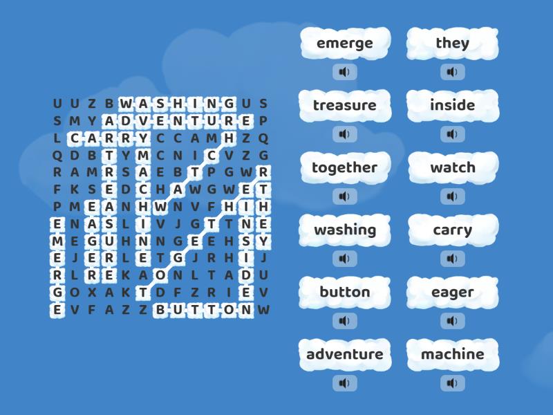 Pants Poem Word Search - Wordsearch