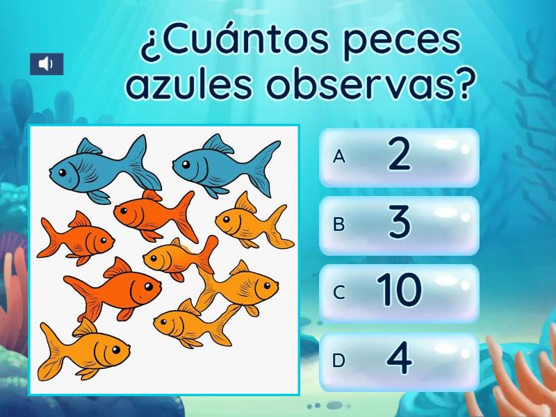 Cuenta los animales marinos - Quiz