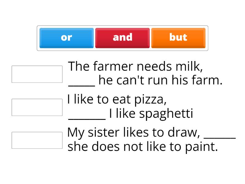 L10 -Compound Sentences 1- using and,but ,or - Match up