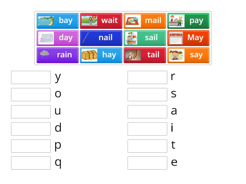 Oxford Phonics 3 Unit 4 - Match up