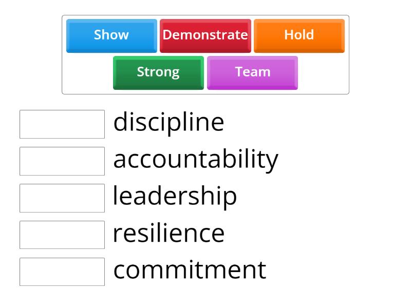 carter collocations - Match up