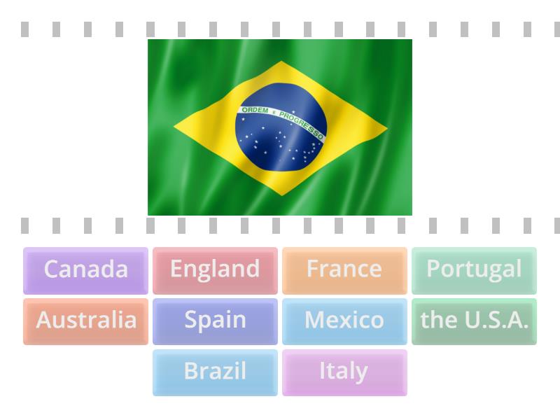 Countries Vocabulary Review - Find the match