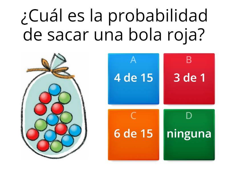 Juego de probabilidad - Cuestionario