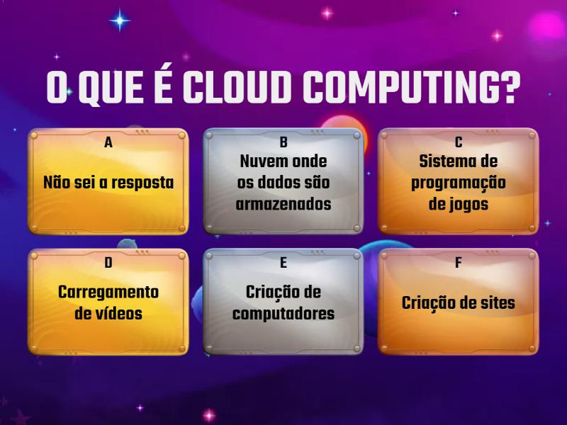 CLOUD COMPUTING - Quiz
