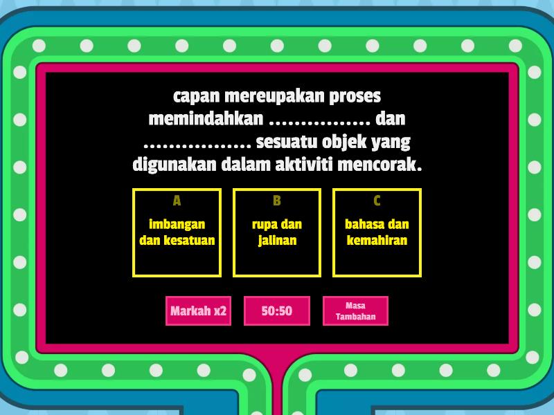 Capan psv tahun 3 - Gameshow quiz