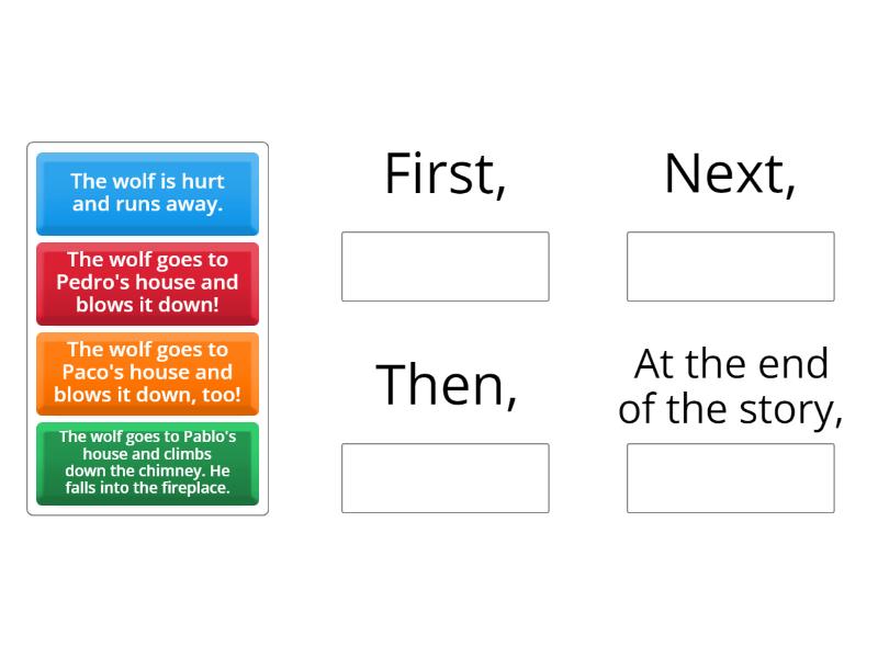 The Three Pigs - Group sort