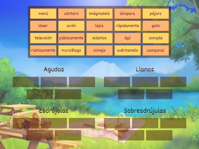 CLASIFICACIÓN DE PALABRAS - Group sort