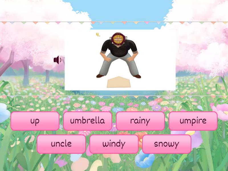 OLB2 Letter U w Phonics - Find the match