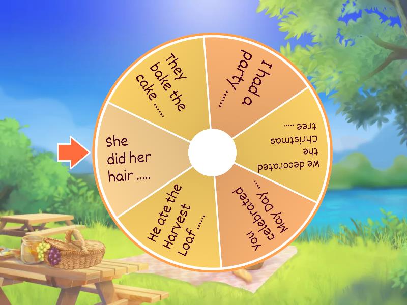 Flash 5 Module 6 Reflexive pronouns - Spin the wheel