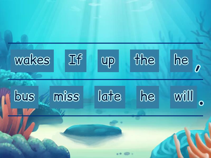 First Conditional Game - Reordenar