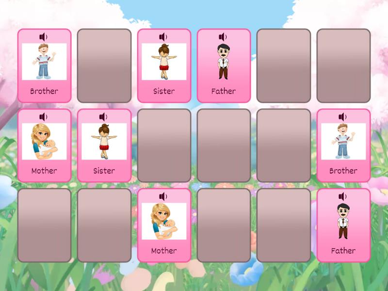 Family Members - Matching pairs