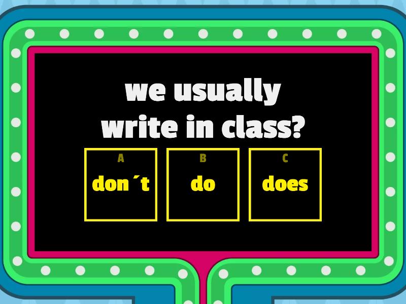 simple present positive, negative, interrogative by Santiago Hernandez ...