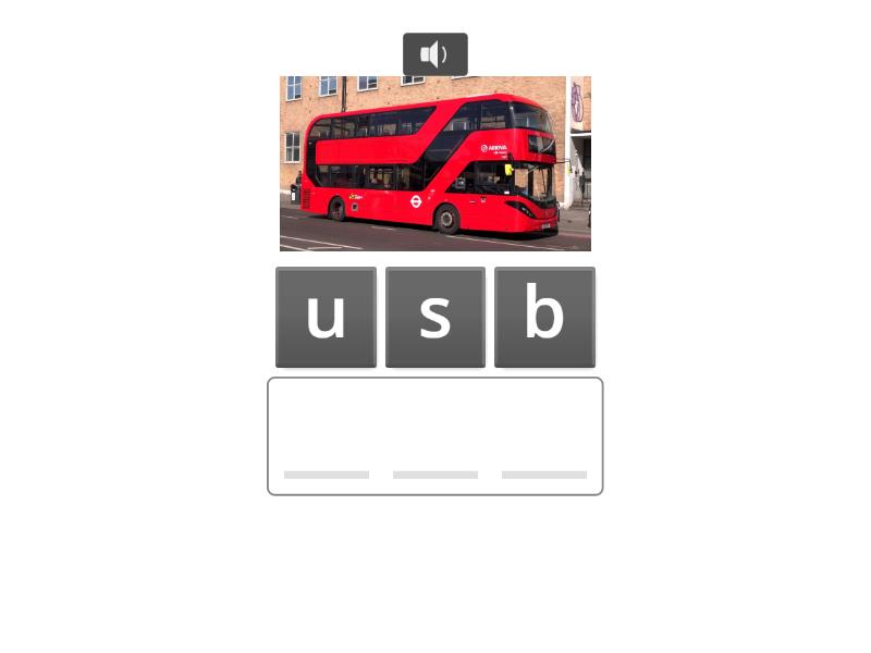 Let's explore 2 - Unit 2, Lesson 3 - transport - Anagram