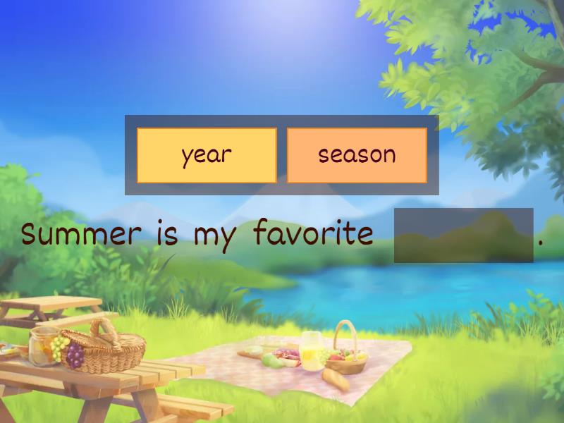 Summer - Complete the sentence