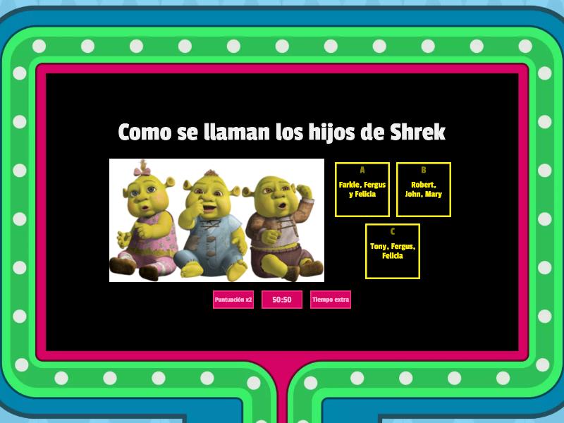 Cuanto sabés de Shrek? #Juegitos - Concurso de preguntas