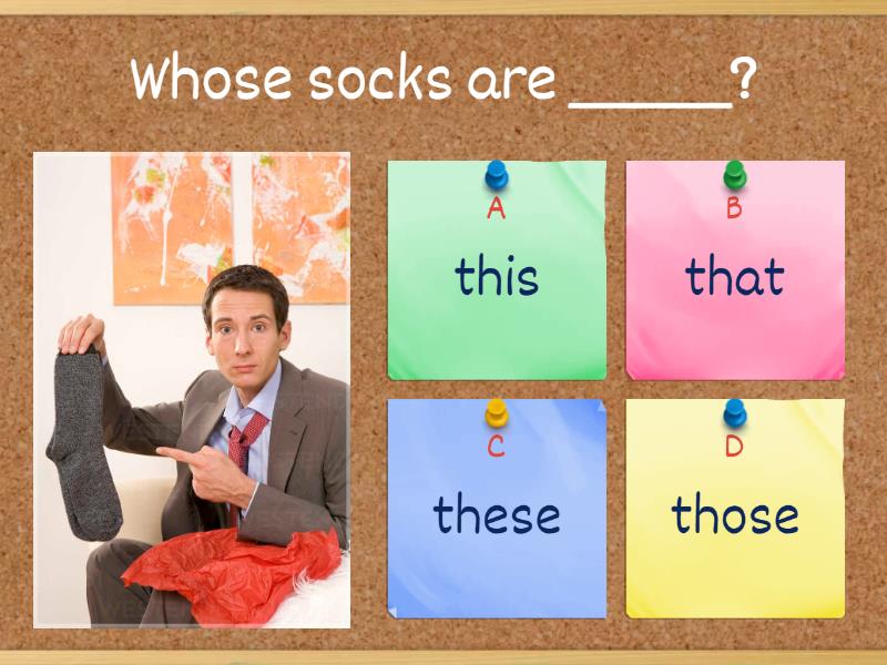 This/that/these/those + clothes Unit 5 Sol El - Quiz